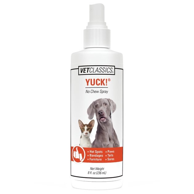 VETCLASSICS YUCK! No Chew Dog & Cat Spray, 8-oz bottle - Chewy.com