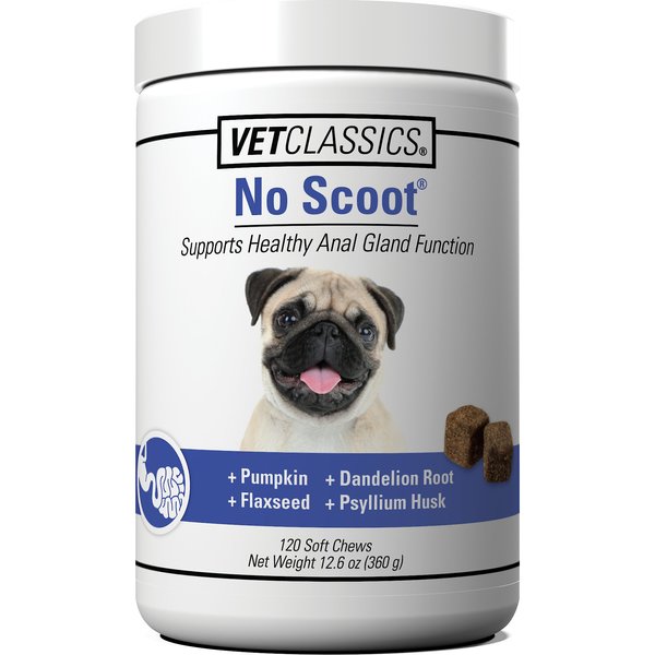 PAWMEDICA Stop Scooting Dog Supplements, 120 count - Chewy.com