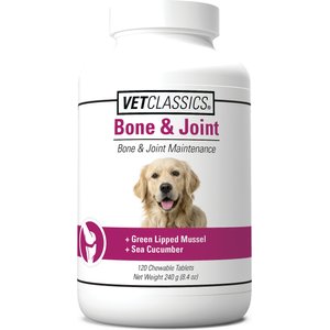 VETCLASSICS GCM Plus Hip & Joint Support Chewable Tablets Dog ...