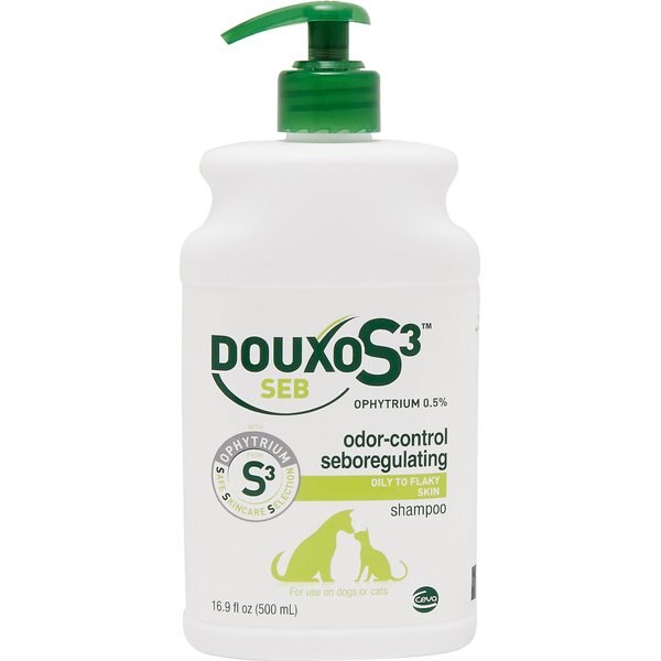 DOUXO S3 PYO Antiseptic Antifungal Chlorhexidine Dog & Cat Shampoo, 16. ...