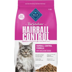 BLUE BUFFALO True Solutions Hairball Control Chicken Adult Dry Cat Food ...
