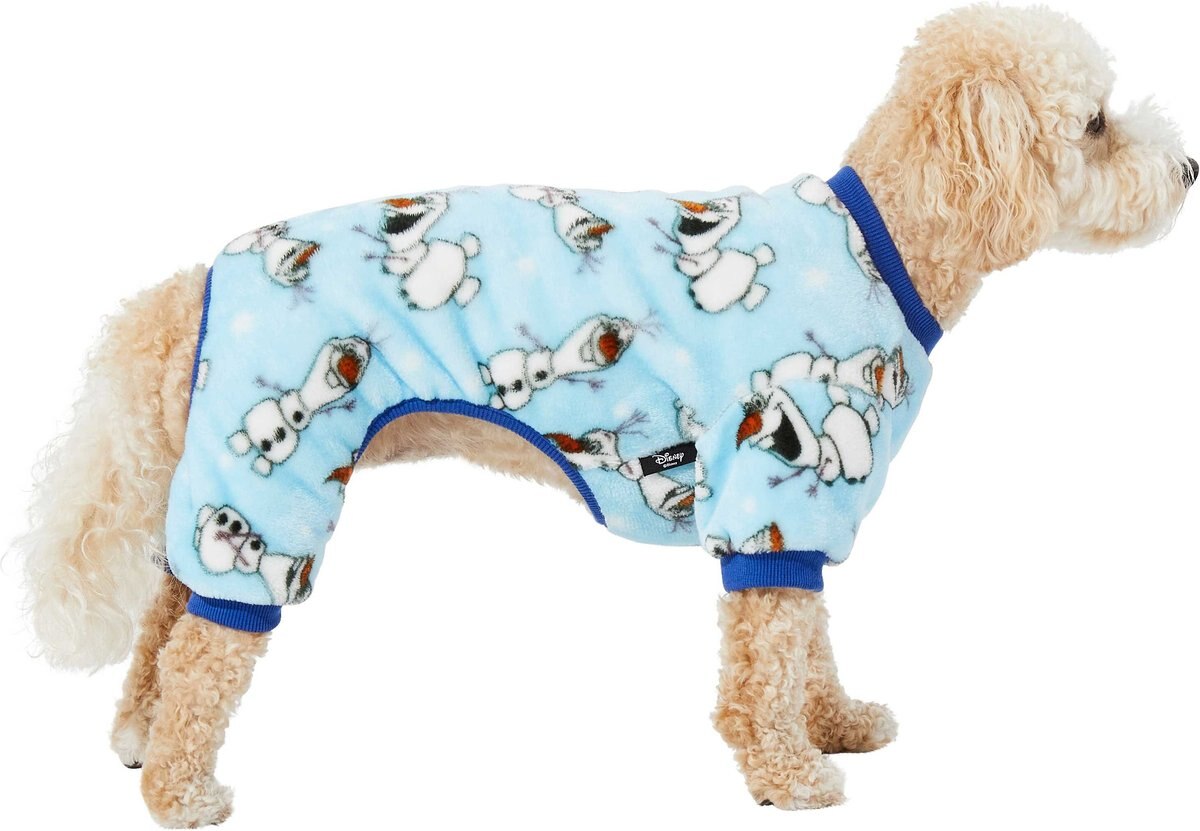 DISNEY Frozen's Olaf Dog & Cat Plush Fleece PJ, X-Large - Chewy.com