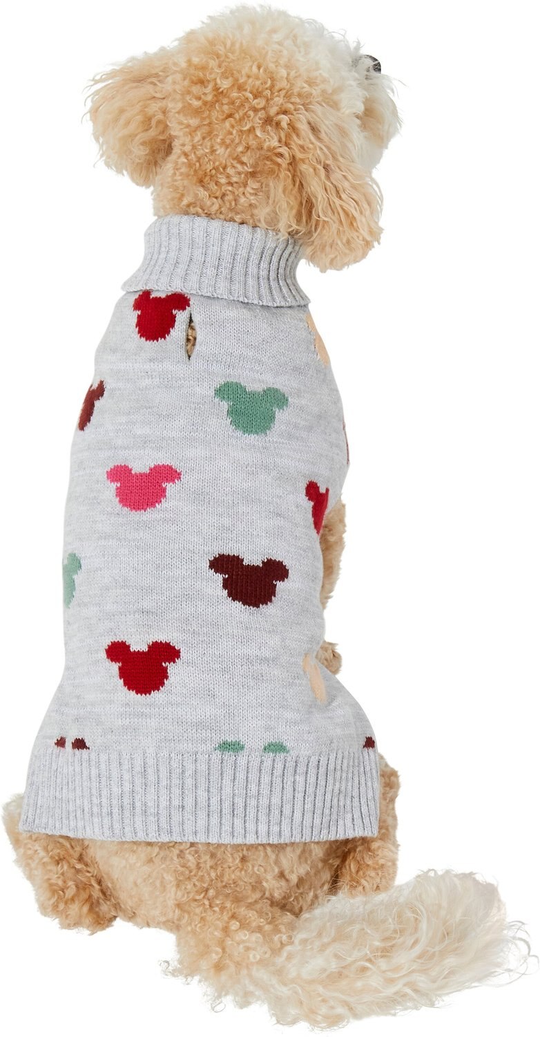 DISNEY Mickey Mouse Confetti Dog & Cat Sweater, Large - Chewy.com