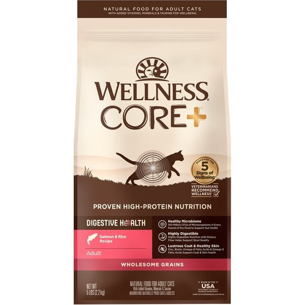 WELLNESS CORE Digestive Health Wholesome Grains Chicken & Rice Recipe ...