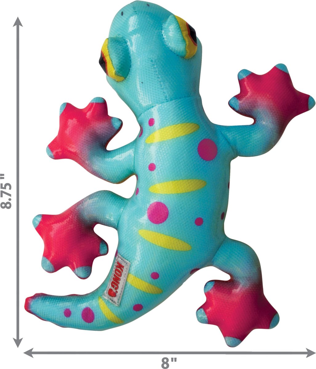 KONG Shieldz Tropics Gecko Dog Toy - Chewy.com