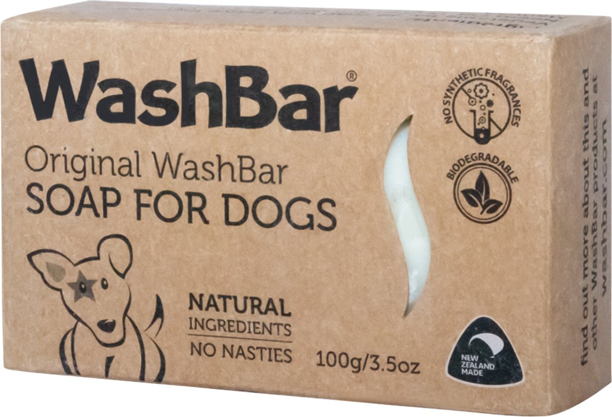 WASHBAR Original Dog Soap Bar, 1 count - Chewy.com
