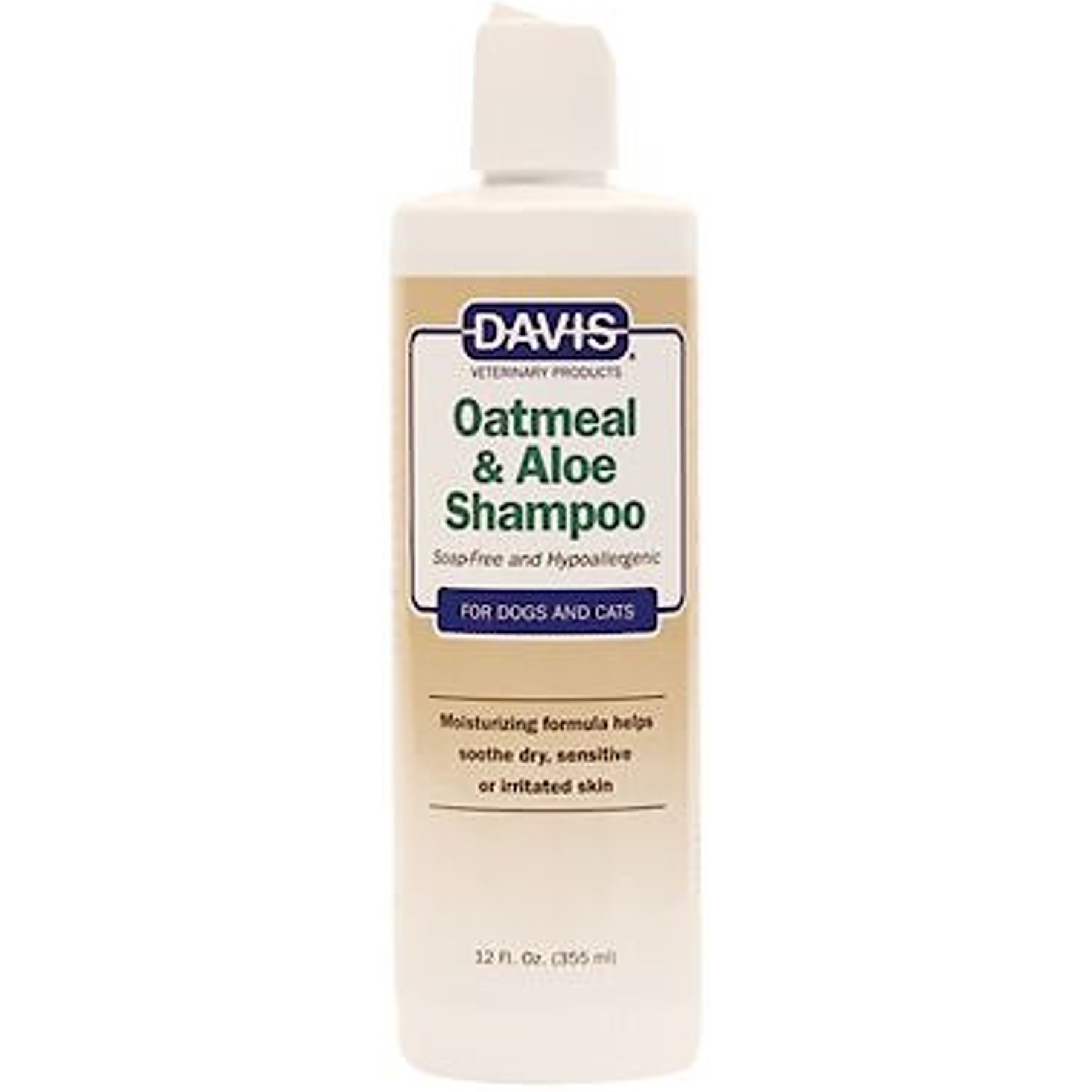 DAVIS Oatmeal & Aloe Dog & Cat Shampoo, 12-fl oz bottle - Chewy.com