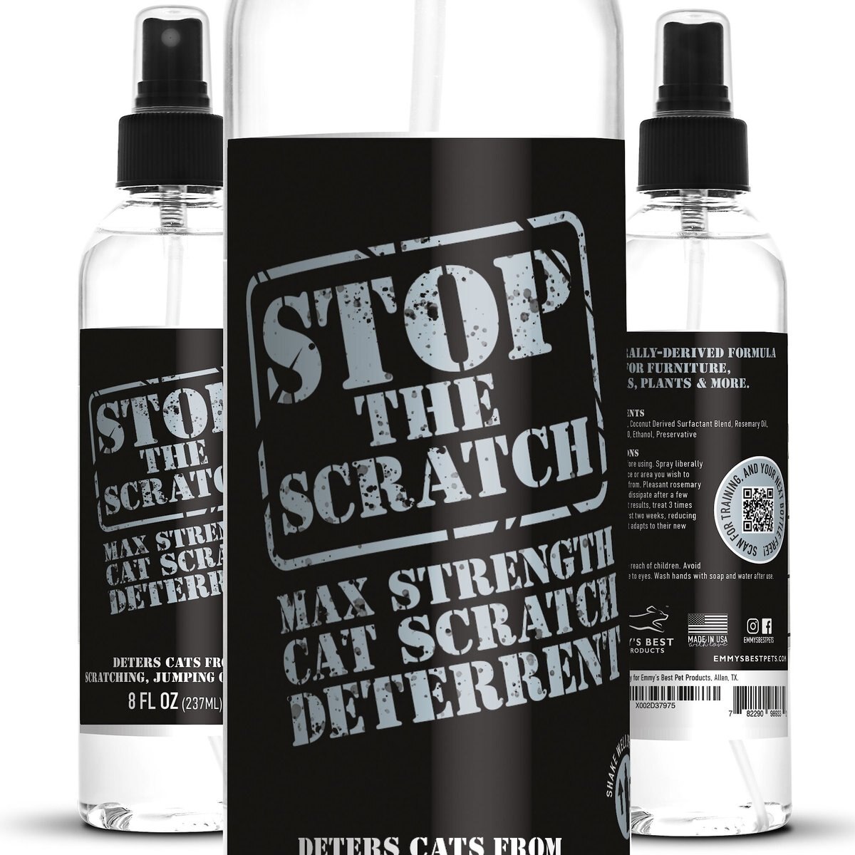EMMY'S BEST PET PRODUCTS Stop the Scratch Max Strength Cat Scratch ...