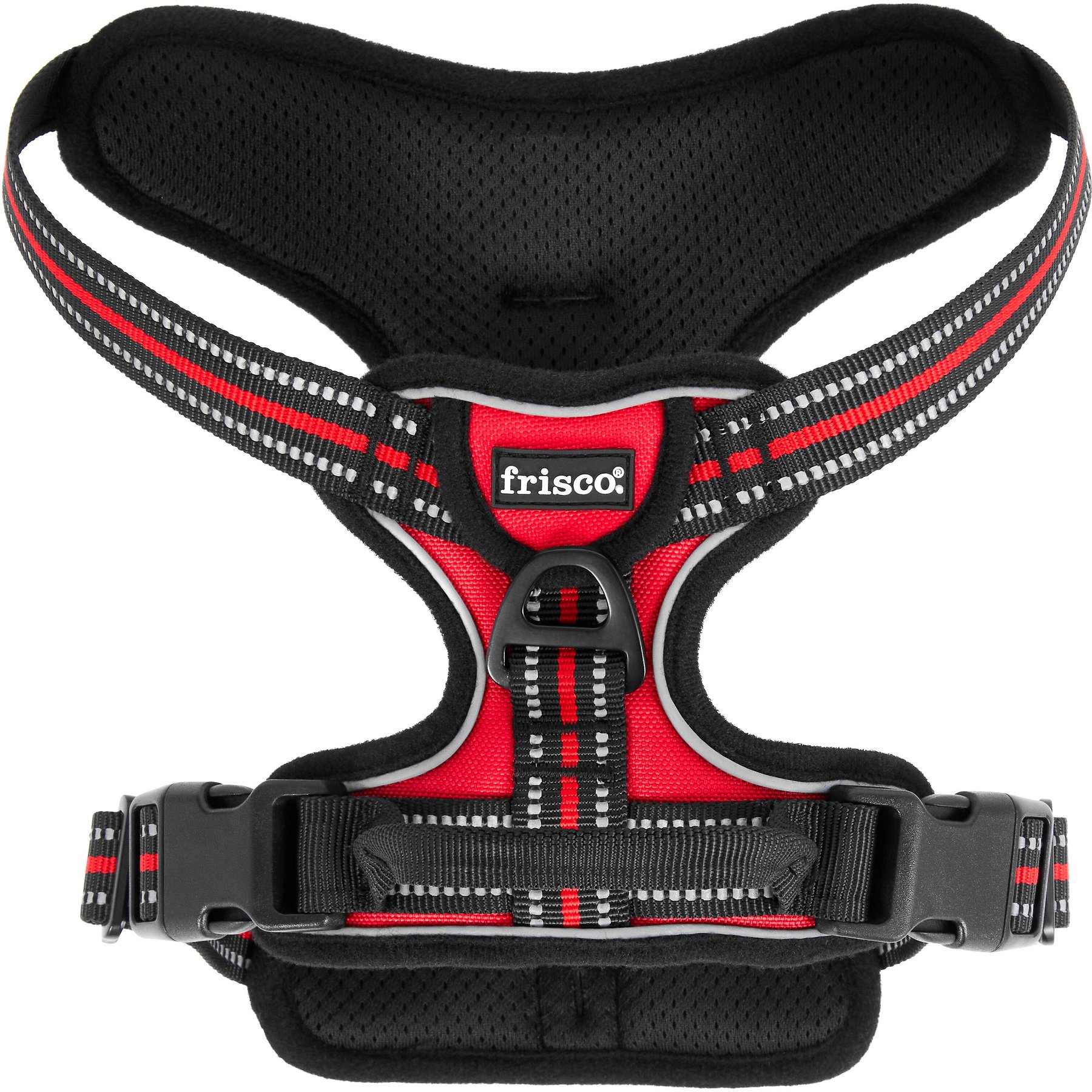 FRISCO Padded Reflective Harness, Red, Medium - Chewy.com