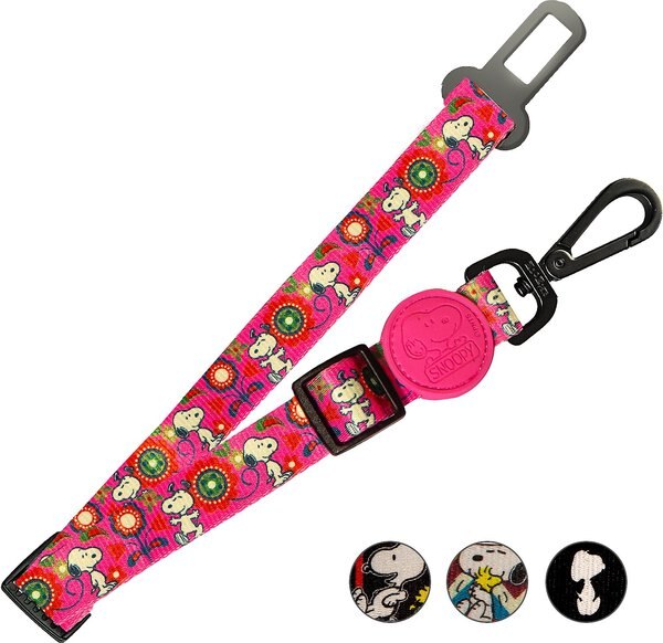 Discontinued - ZOOZ PETS Snoopy Flower Dog Car Leash, Small - Chewy.com