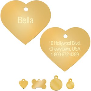 QUICK-TAG Coated Metal Personalized Dog & Cat ID Tag, Metallic Rainbow ...