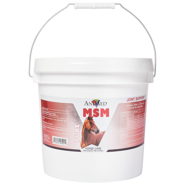 ANIMED Pure MSM Horse Supplement, 10-lb tub - Chewy.com