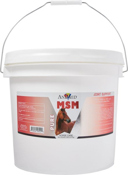 Out of Stock - ANIMED Pure MSM Horse Supplement, 20-lb tub - Chewy.com
