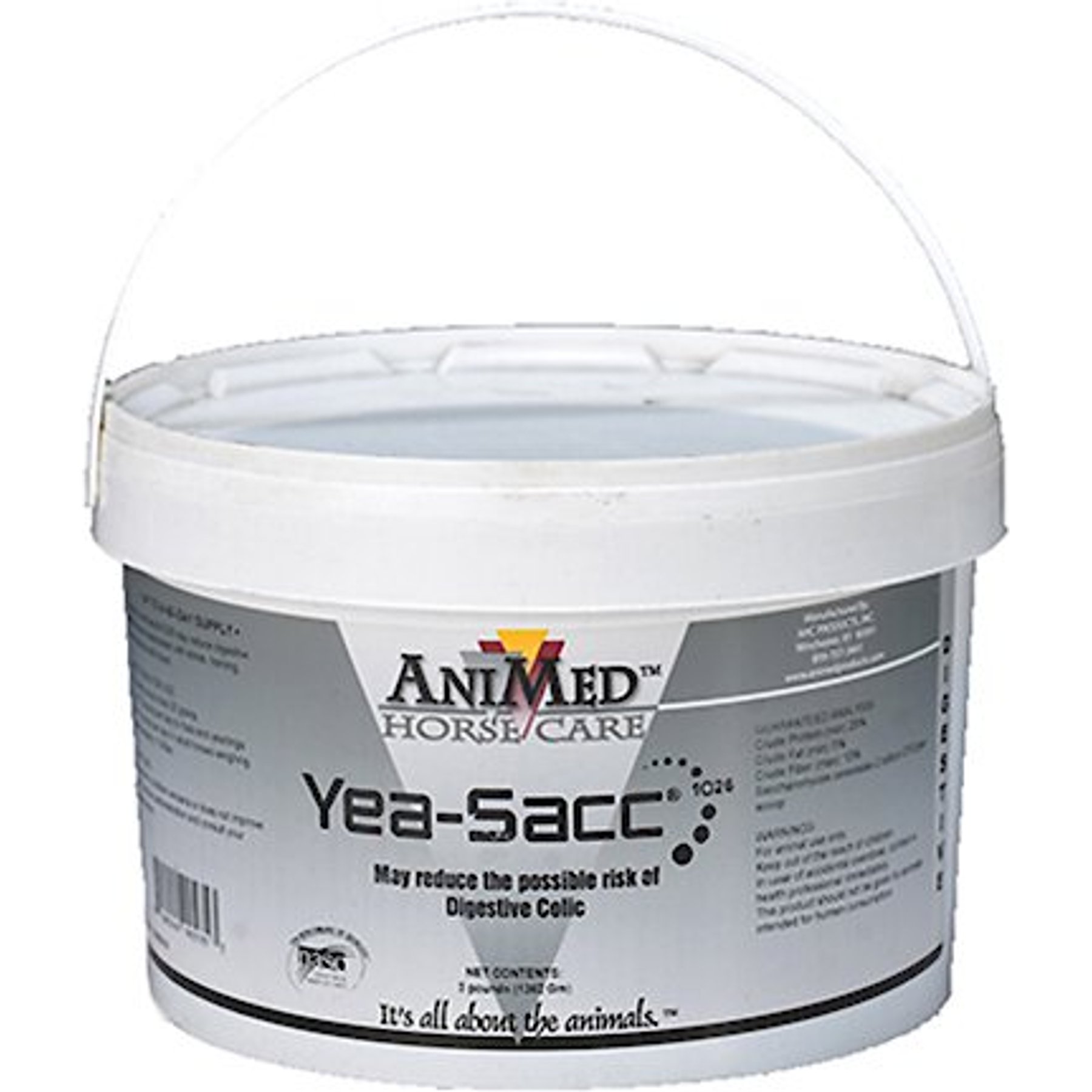 ANIMED Yea-Sacc Horse Supplement, 3-lb tub - Chewy.com