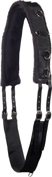 Out of Stock - HORZE EQUESTRIAN Horse Training Surcingle, Black - Chewy.com