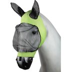 HORZE EQUESTRIAN Soft Stretch Horse Fly Mask, Light Green, Cob - Chewy.com