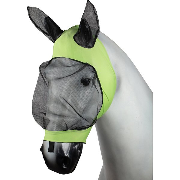 HORZE EQUESTRIAN Soft Stretch Horse Fly Mask, Light Green, Cob - Chewy.com