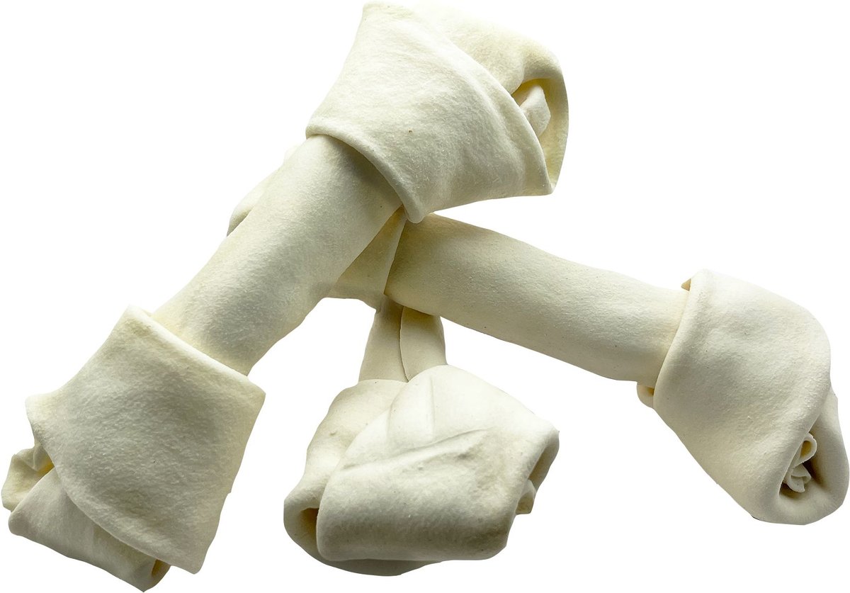 HOTSPOT PETS 8 to 9-in Knotted Bones Rawhide Dog Treats, 6 count ...