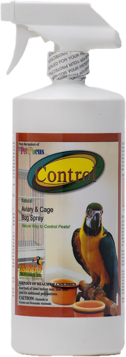 MANGO PET Control Bird Aviary & Cage Bug Spray, 32-fl oz bottle - Chewy.com