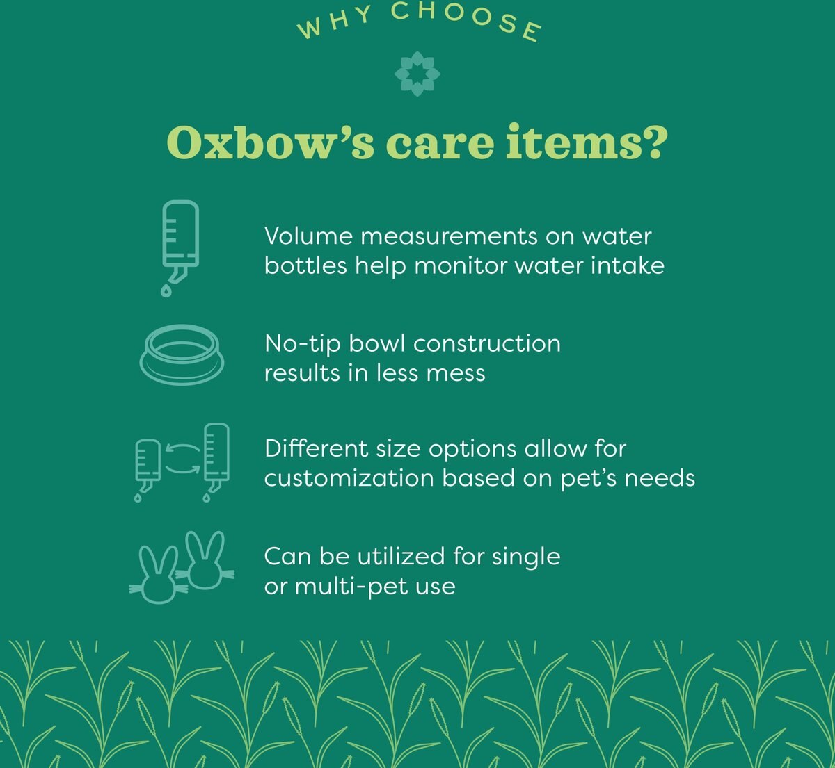 OXBOW Enriched Life Rectangle Small Animal Litter Pan with Removable ...