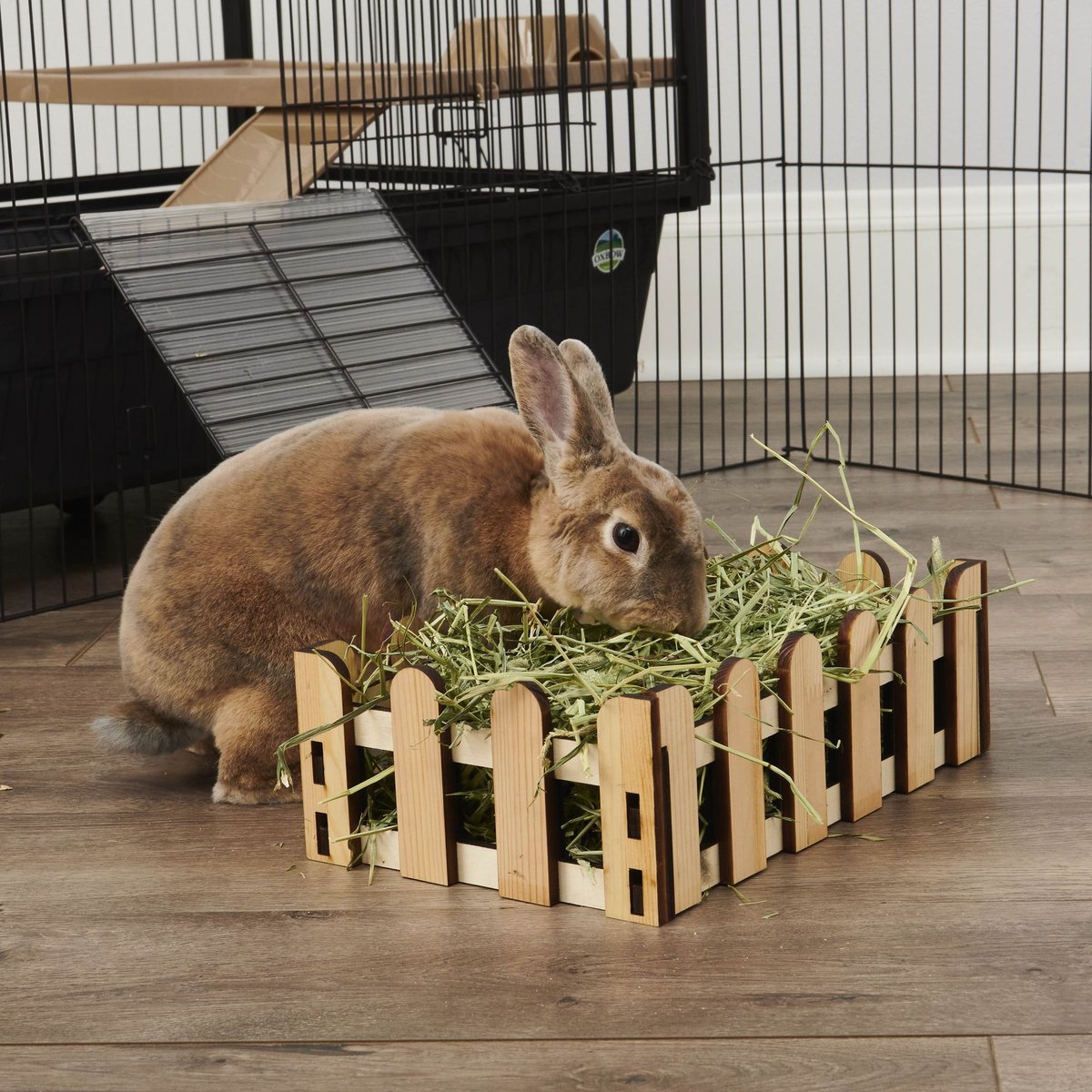 Discontinued - OXBOW Enriched Life Hay Small Animal Corral - Chewy.com