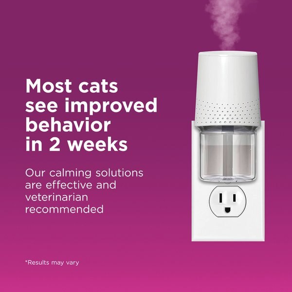 COMFORT ZONE Calming Pheromone Diffuser for Cats, 2 Diffusers, 2 ...