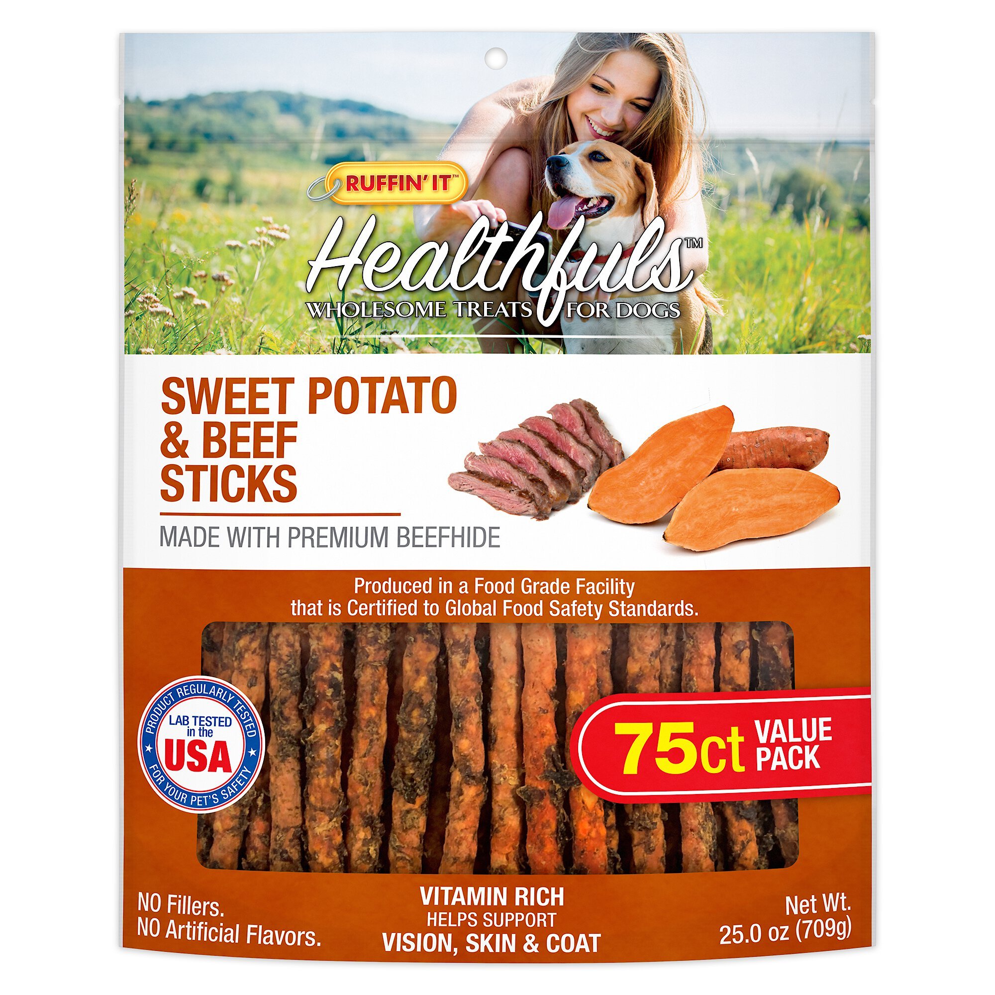 Questions and Answers about HEALTHFULS Sweet Potato & Beef Sticks Dog ...