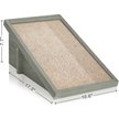 WAY BASICS zBoard Paperboard Incline Scratcher Cat Toy, Grey - Chewy.com