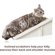 WAY BASICS zBoard Paperboard Incline Scratcher Cat Toy, White - Chewy.com