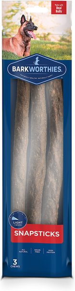BARKWORTHIES Snapsticks Grain-Free Dog Treats, 3 count - Chewy.com