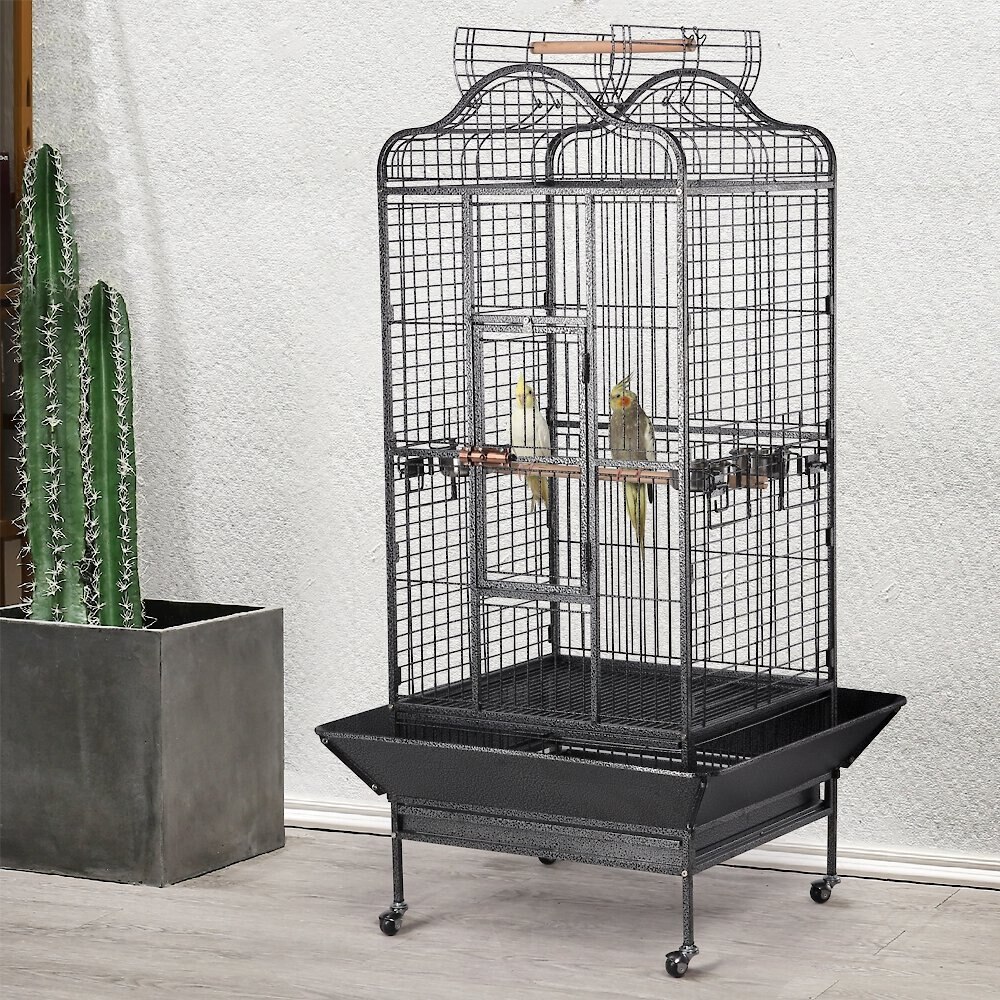 Questions and Answers about YAHEETECH Open Playtop Bird Cage Cage ...