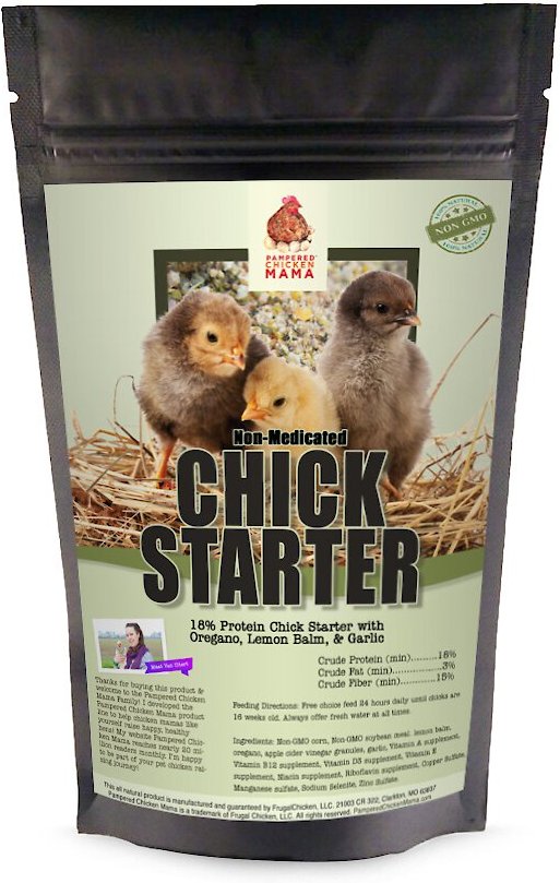PAMPERED CHICKEN MAMA Chick Starter Chicken Feed, 20-lb bag - Chewy.com