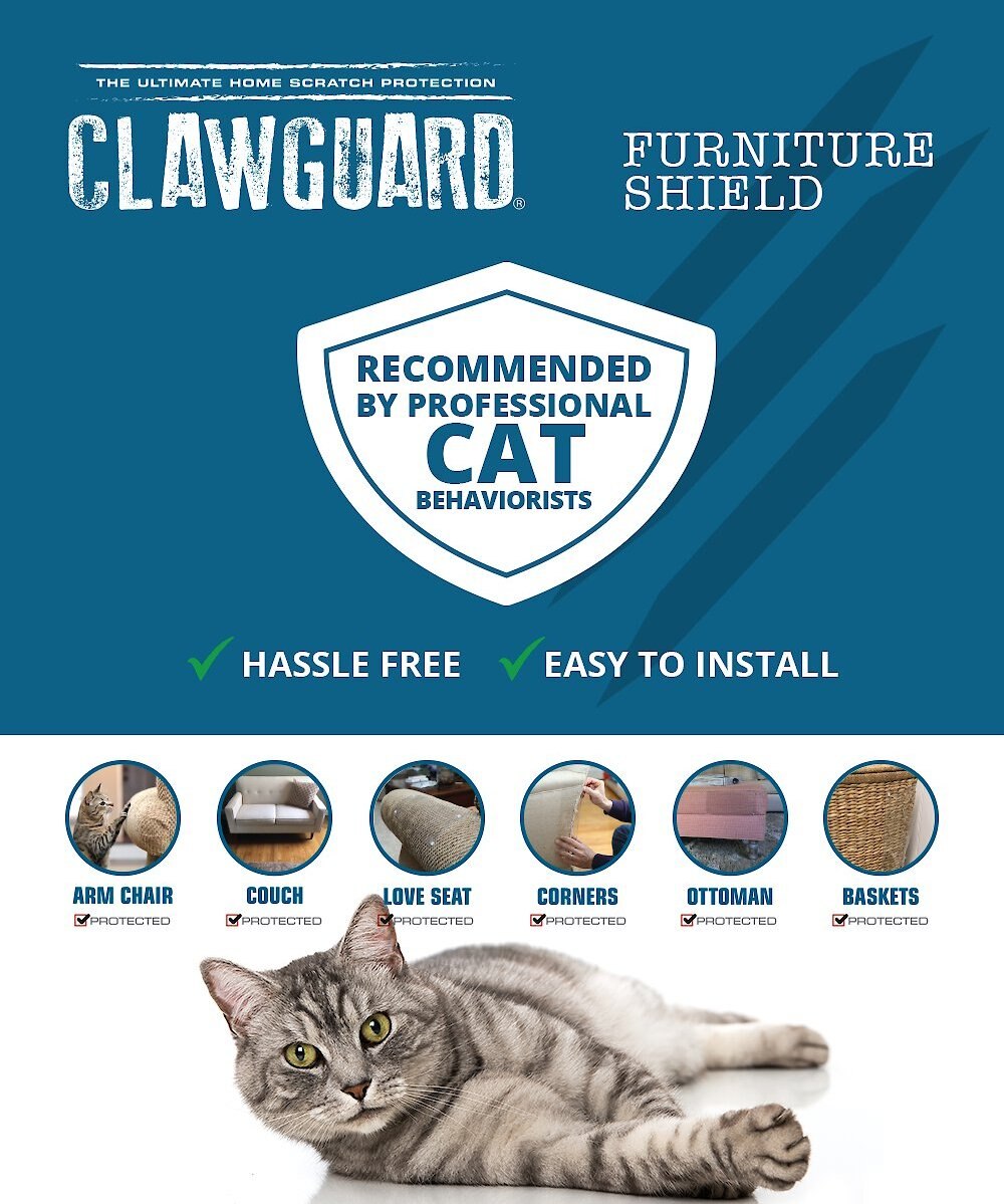 CLAWGUARD Furniture Scratch Shields, 2 count, X-Large - Chewy.com