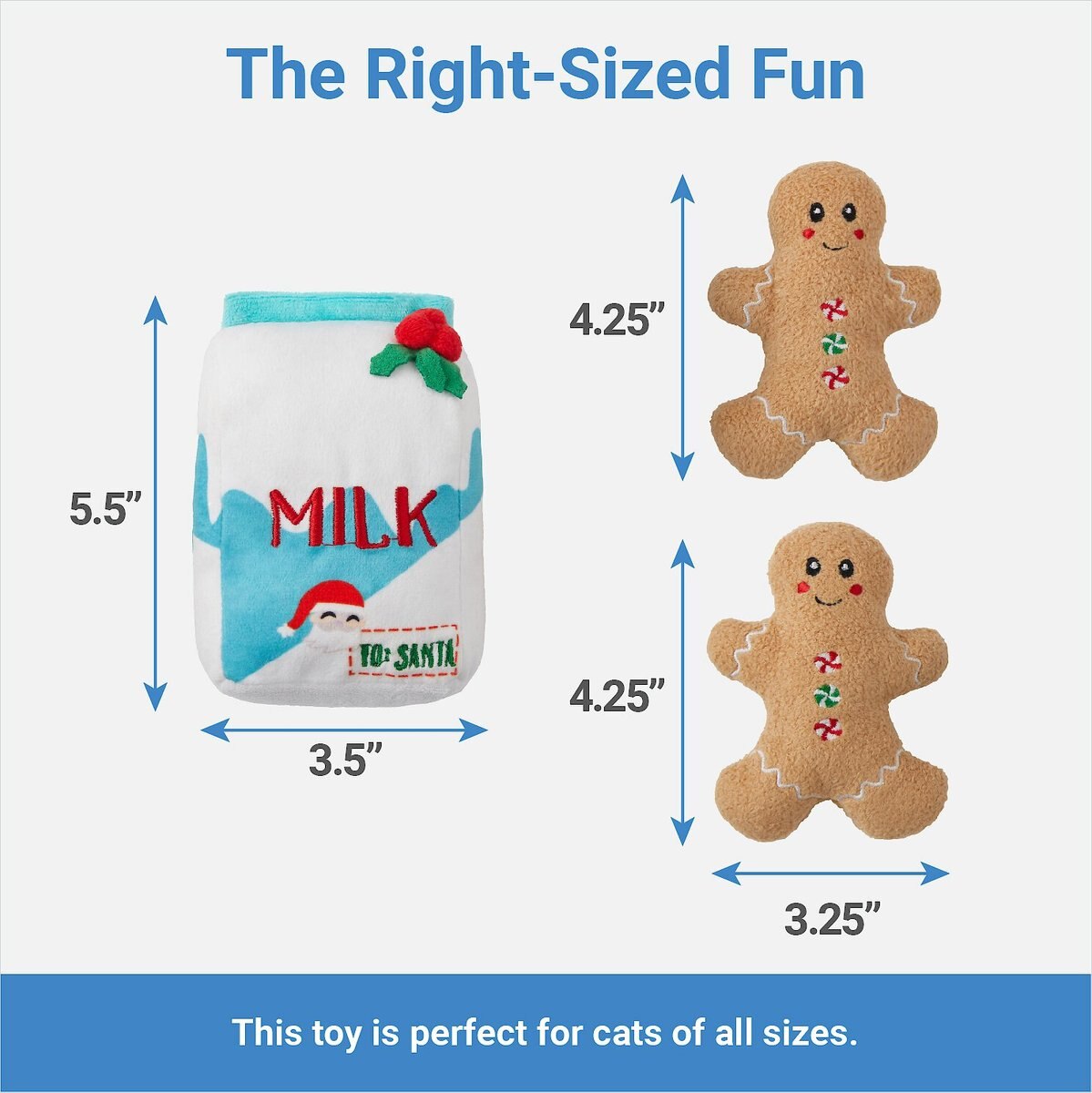 Temporarily Unavailable - FRISCO Holiday Milk & Cookies Plush Cat Toy ...
