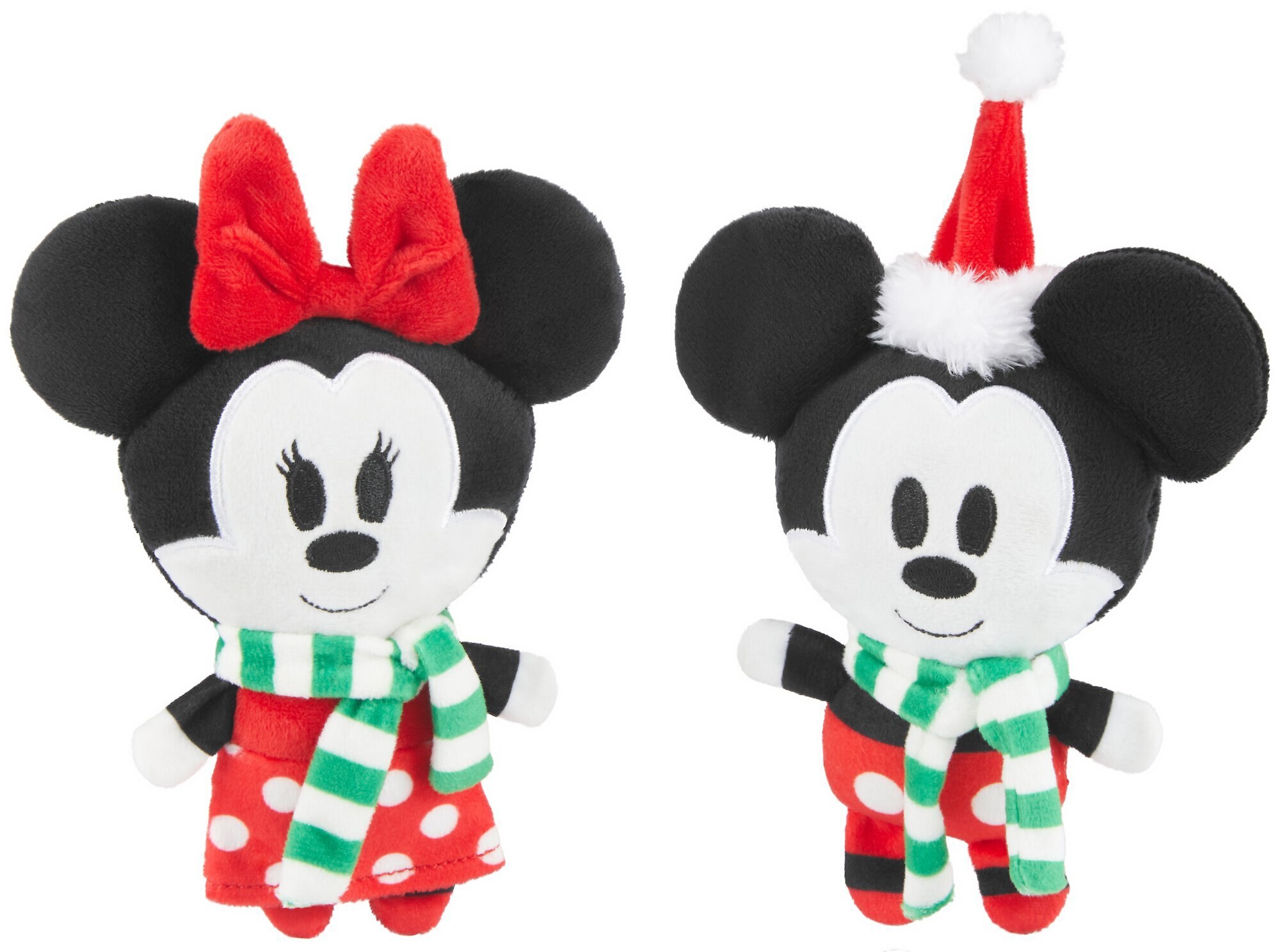 Questions and Answers about DISNEY Holiday Mickey & Minnie Mouse Plush ...