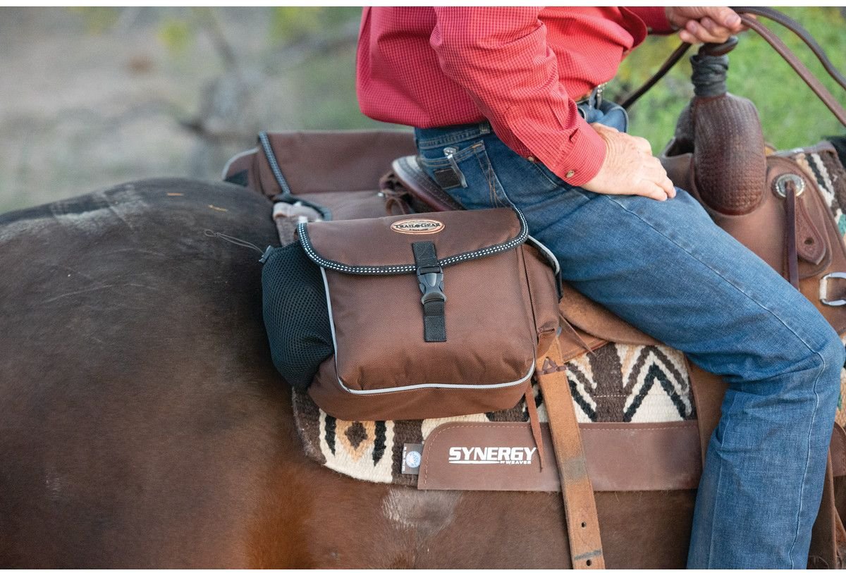 WEAVER LEATHER Trail Gear Horse Saddle Bags, Brown - Chewy.com