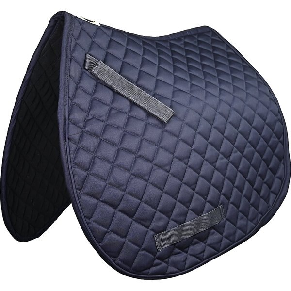 GATSBY Premium Pony Horse Saddle Pad, Navy - Chewy.com