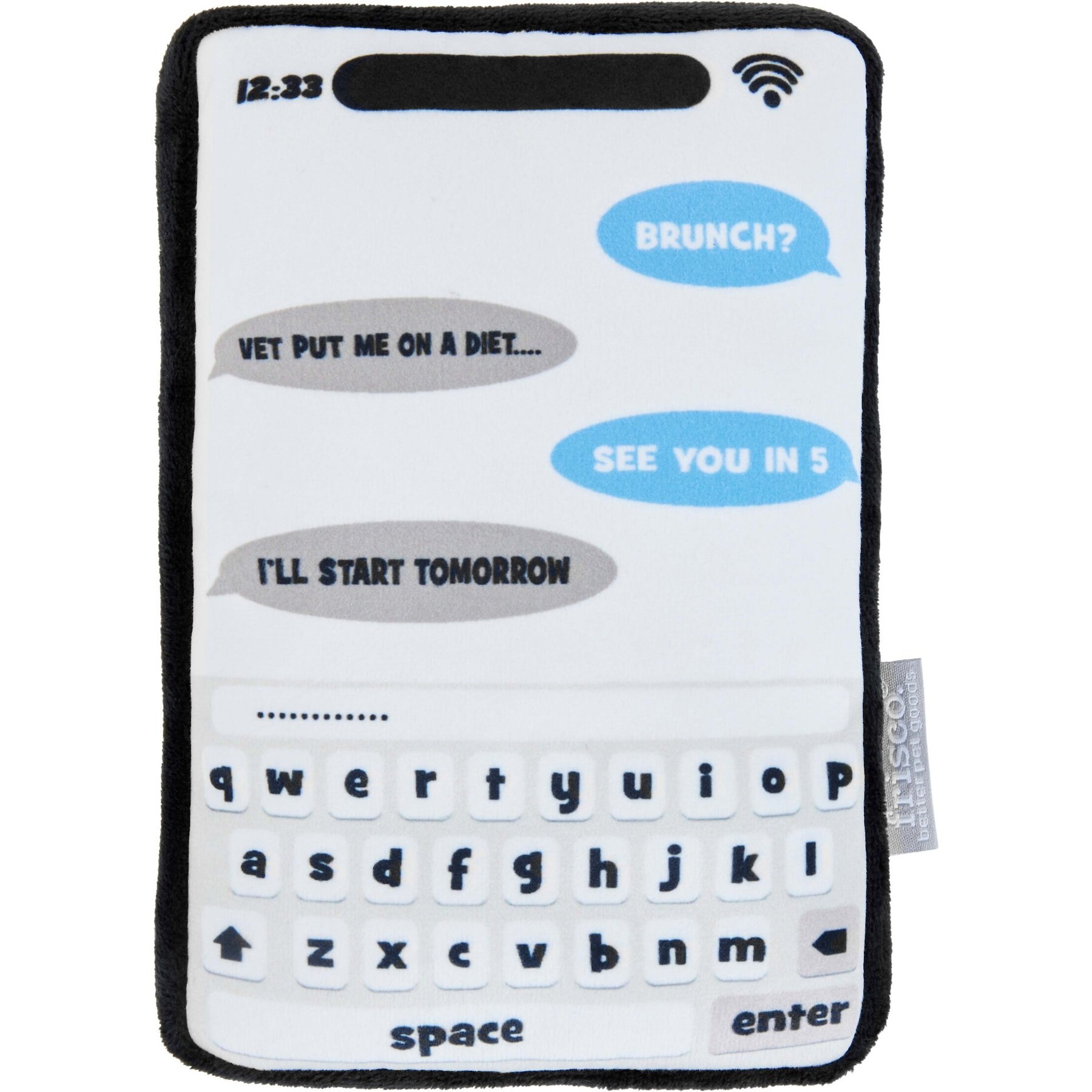 Discontinued - FRISCO New Year, New Me Cell Phone Plush Squeaky Dog Toy ...