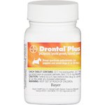 DRONTAL Plus Tablet for Small Dogs & Puppies, 2-25 lbs, 10 tablets ...