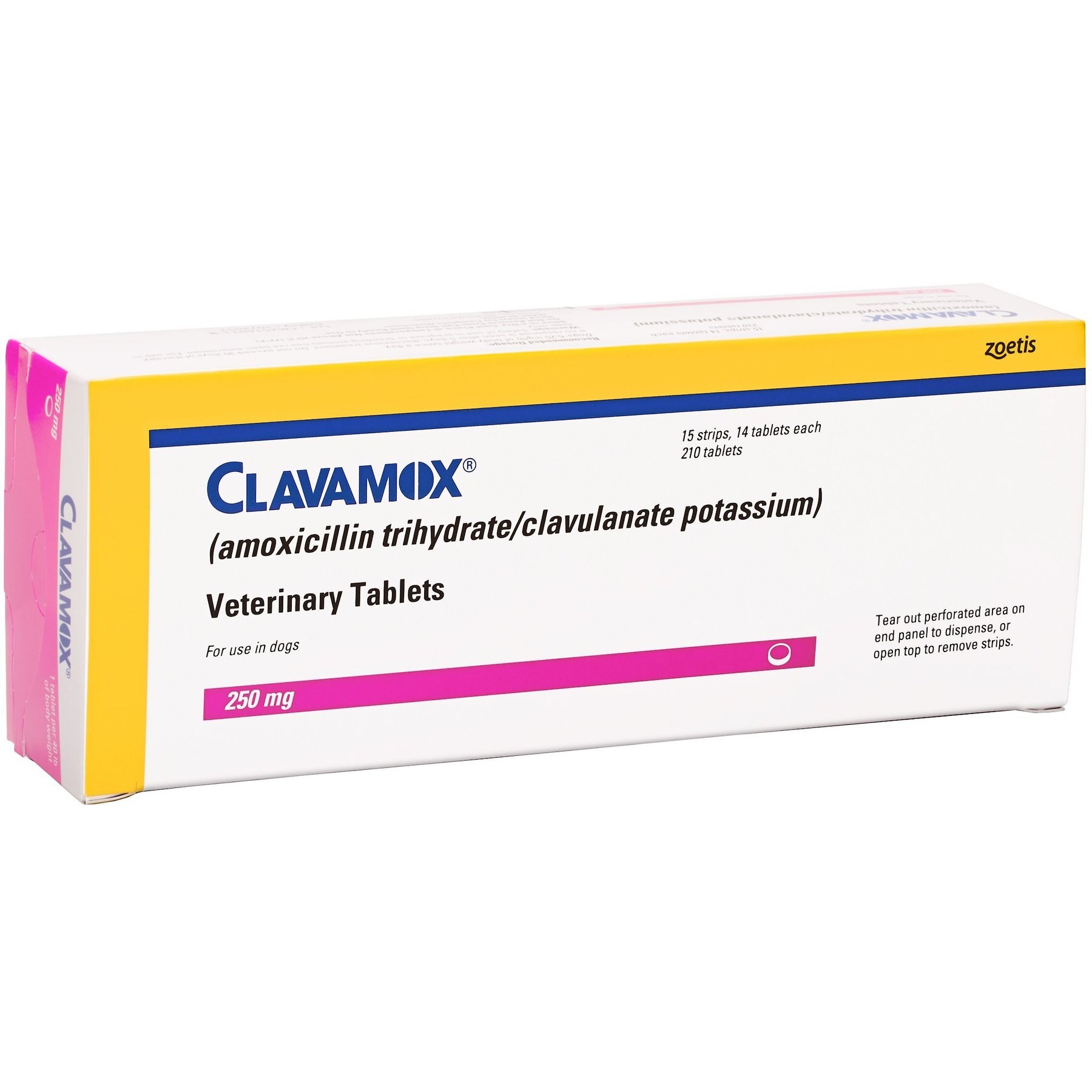 CLAVAMOX (Amoxicillin / Clavulanate Potassium) Chewable Tablets for ...