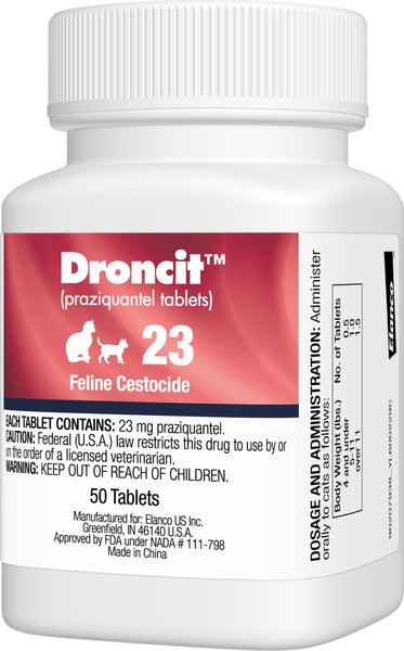 DRONCIT Tablet for Cats, , 23-mg - Easy Refills | Chewy Rx