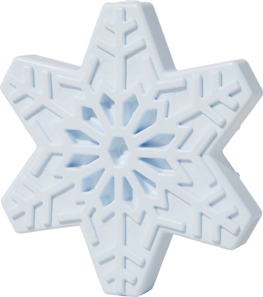 FRISCO Holiday Nylon Snowflake Dog Chew Toy, Peanut Butter Flavor ...