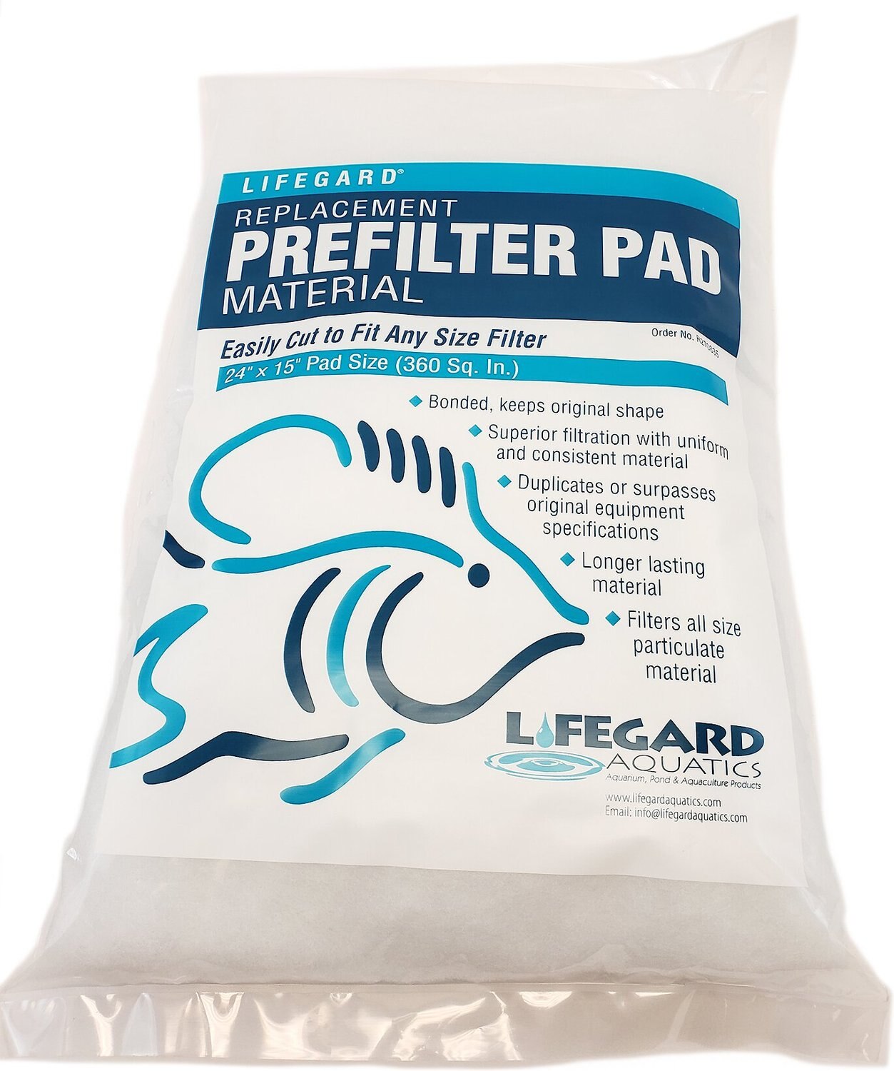 LIFEGARD AQUATICS Bonded Aquarium Pad Prefilter - Chewy.com