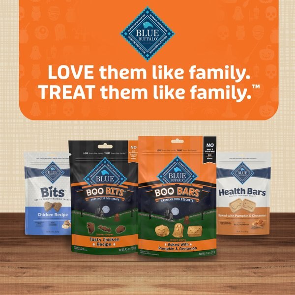 BLUE BUFFALO Boo Bits Tasty Chicken Recipe Soft & Chewy Halloween Dog ...
