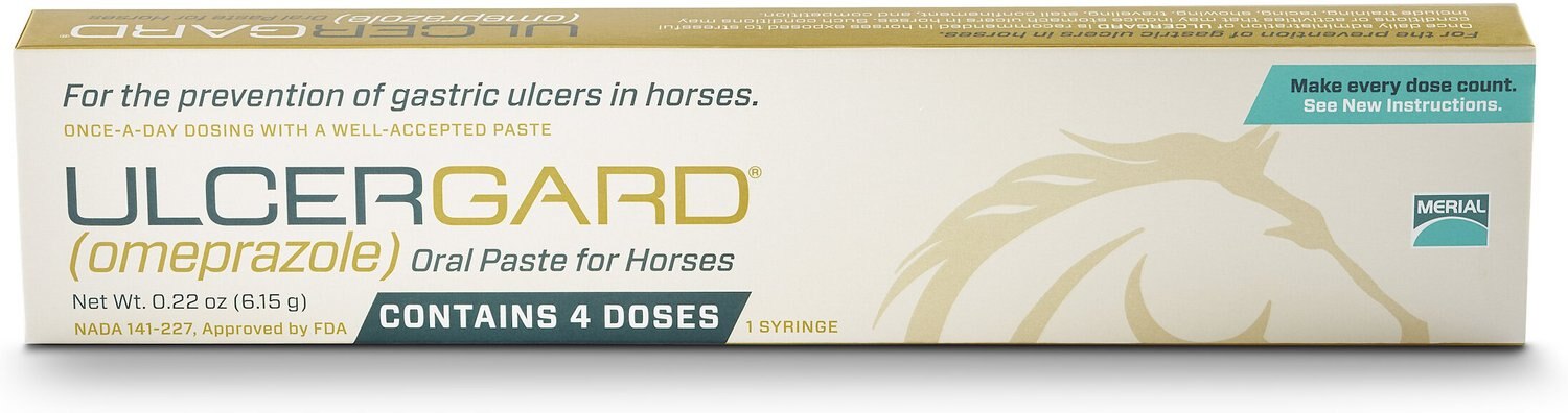 ULCERGARD Omeprazole Paste Horse Treatment, .22-oz syringe, 10 count ...