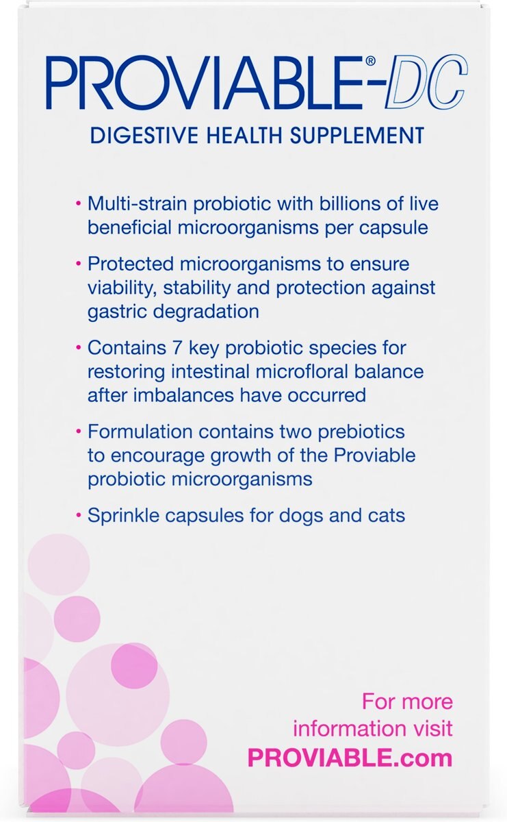 NUTRAMAX Proviable Probiotics & Prebiotics Capsules Digestive ...