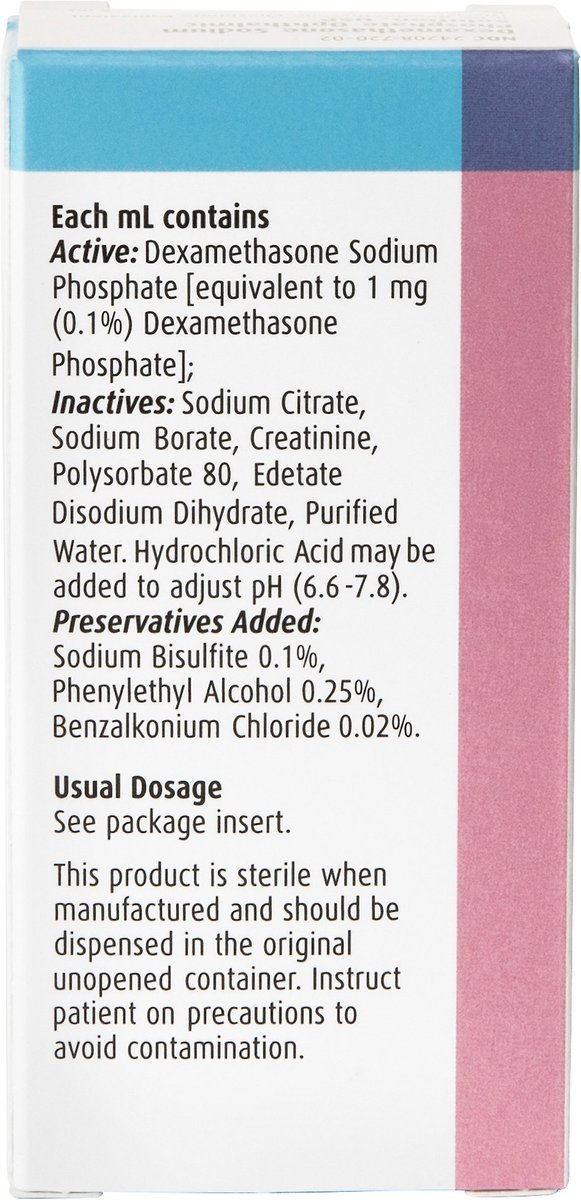 DEXAMETHASONE (Generic) Ophthalmic Solution 0.1%, 5ml, bundle of 2 ...