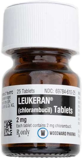 LEUKERAN (Chlorambucil) Tablets, 2-mg, 10 tablets - Chewy.com