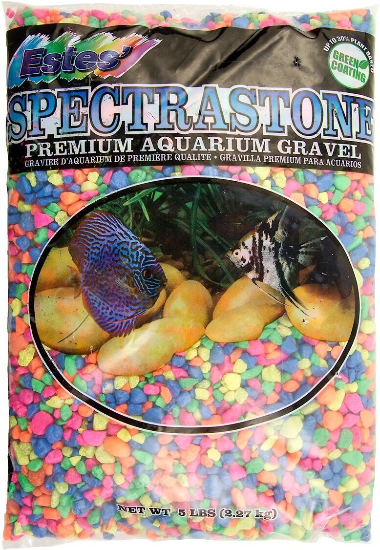 SPECTRASTONE Permaglo Rainbow Premium Aquarium Gravel, 5-lb bag - Chewy.com