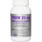 PROIN (phenylpropanolamine hydrochloride) Chewable Tablets for Dogs, 25 ...